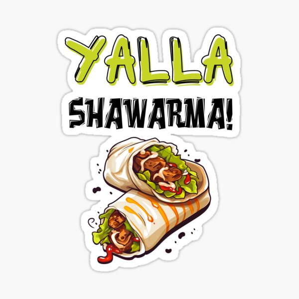 "Yalla Shawarma! Savor the Arabic Middle Eastern Flavor Generative AI ...