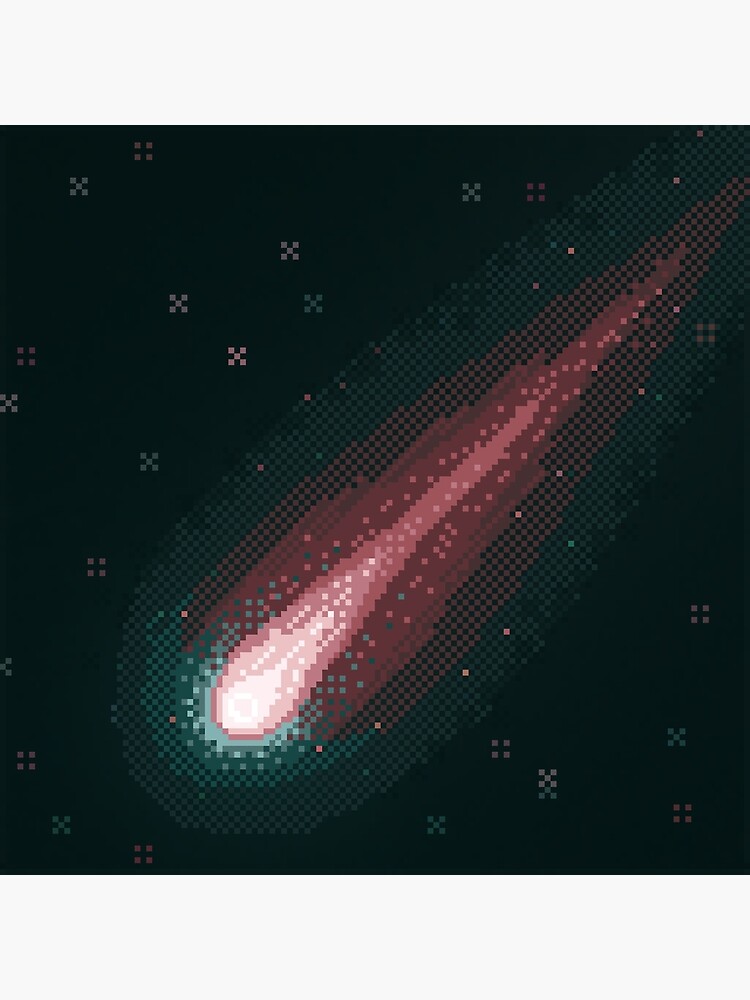 "Comet ISON (8bit)" Poster for Sale by sp8cebit | Redbubble