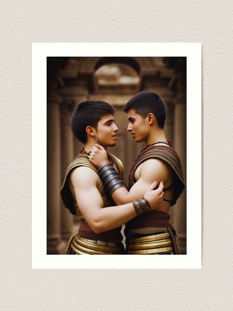 "Gay Romance In Ancient World" Art Print for Sale by GeorgiosT | Redbubble