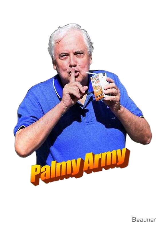 "[palmy army] Ol' mate shushing" by Beauner | Redbubble