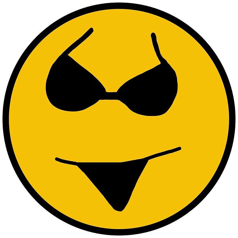 "Smiley Bikini Have a Nice Beach Day" by podartist | Redbubble