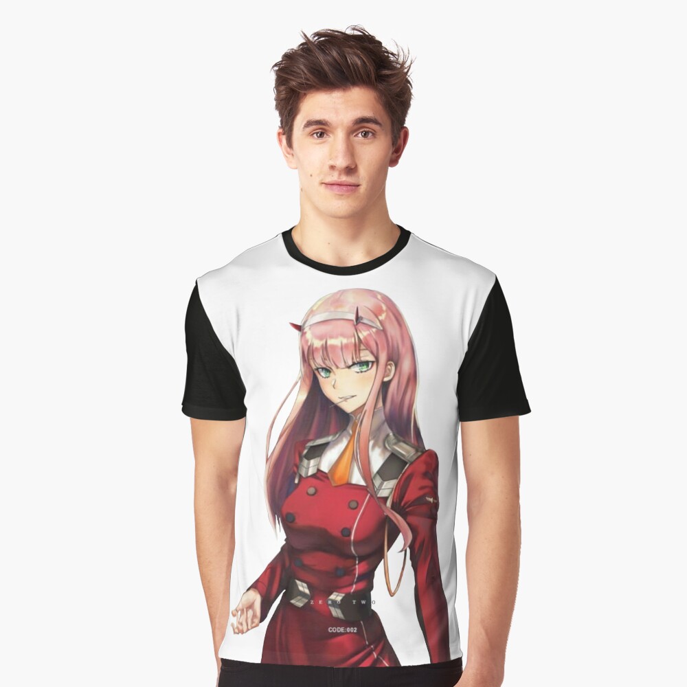 "Zero Two" T-shirt by Xadyr | Redbubble