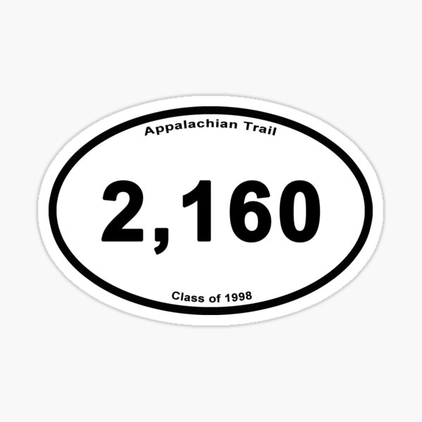 "Appalachian Trail Class of 1998" Sticker for Sale by gothruhiking ...