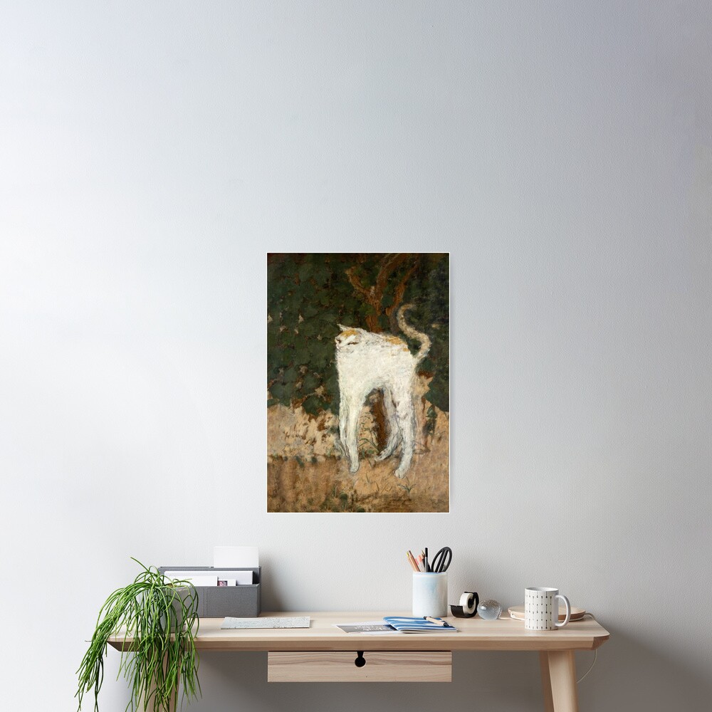 "Pierre Bonnard Le Chat Blanc / the White Cat" Art Print for Sale by ...