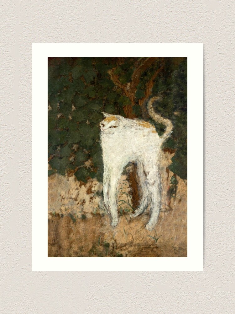 "Pierre Bonnard Le Chat Blanc / the White Cat" Art Print for Sale by ...