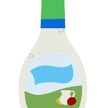 "Ranch Illustration" Sticker for Sale by Fishthecat | Redbubble