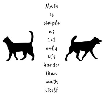"math is easy " Poster for Sale by Maschte | Redbubble