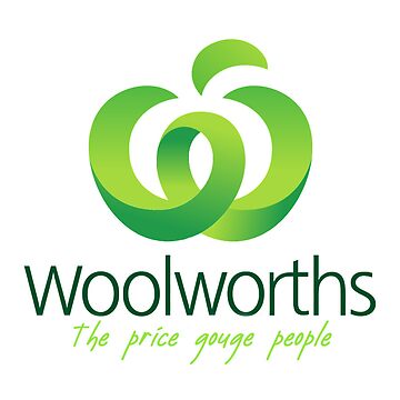 "Woolworths "The price gouge people" - slander sticker" Sticker for ...