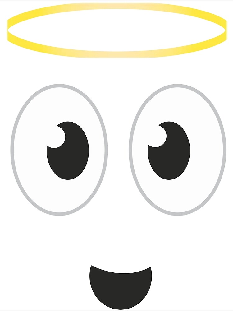 "ANGEL FACE - Funny Angel Comic Face" Poster by Super3 | Redbubble