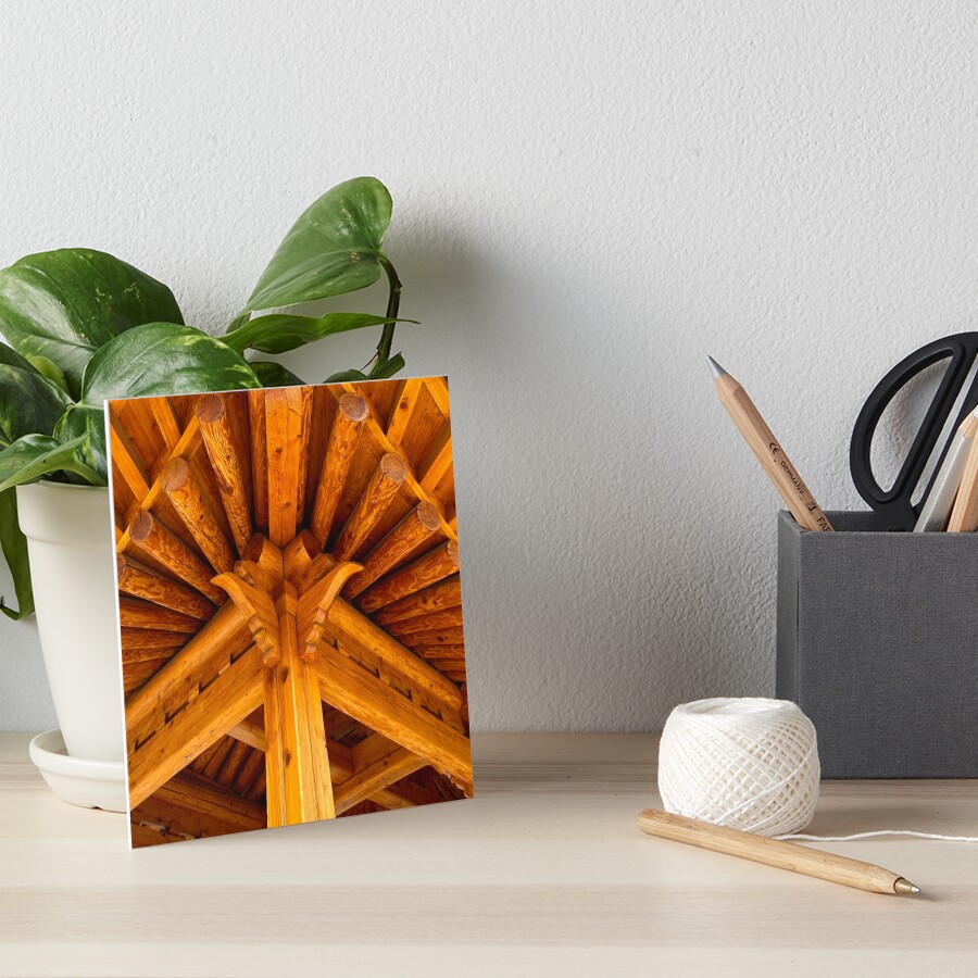 "Warm Wooden Korean Roof - Traditional Architecture" Art Print for Sale ...