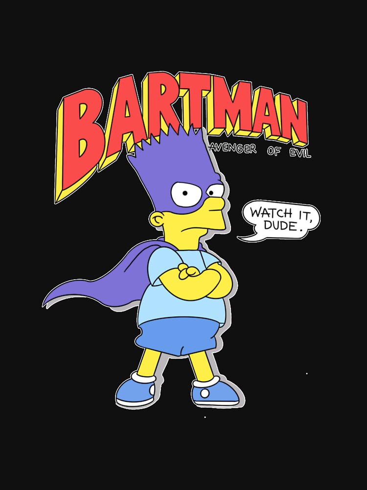 "Bartman Retro 90'S" Essential T-Shirt by ShayaDacosta | Redbubble
