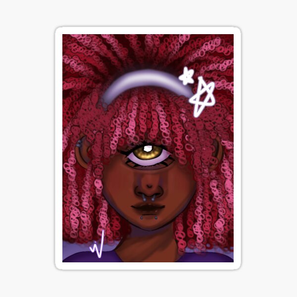 "cyclops woman" Sticker by Viktor Martin | Redbubble