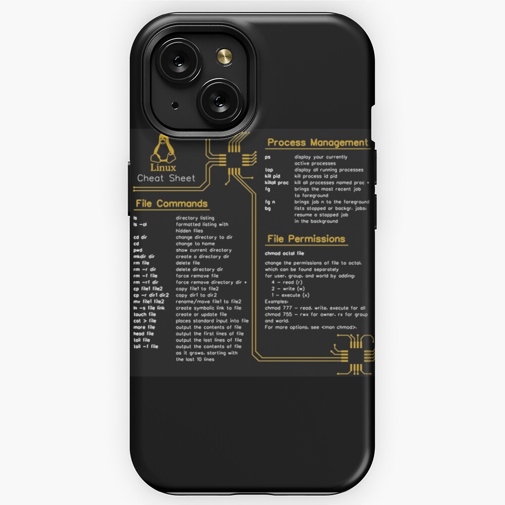 "Linux Cheat Sheet" Sticker for Sale by greatachilles | Redbubble