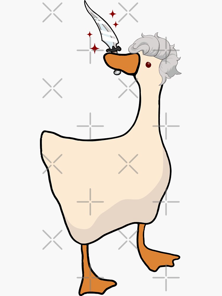 "Goose Astarion, Baldurs Gate 3, bg3, goostarion" Sticker for Sale by ...