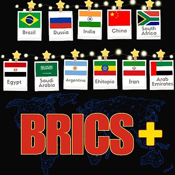 "BRICS+ Countries of the BRICS group" Sticker for Sale by Zanglechan ...