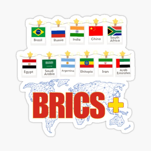 "BRICS+ Countries of the BRICS group" Sticker for Sale by Zanglechan ...