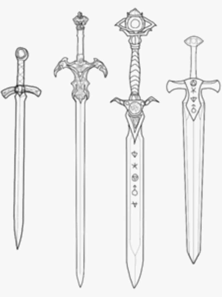 "Throne of Glass Swords - Tog" Sticker for Sale by cydneystehrasas ...