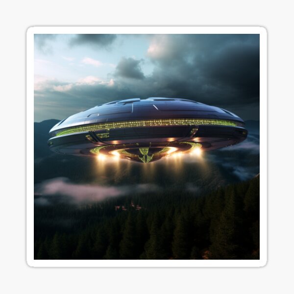 "AlienTech Chronicles: Extraterrestrial Gadgets" Sticker for Sale by ...