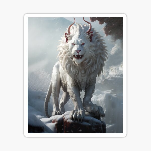 "Baize: The Heartbeat of Chinese Mythology | diesel ai art" Sticker for ...