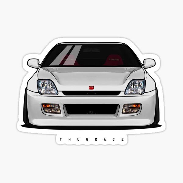 "Honda Prelude 5 Gen Type R JDM" Sticker for Sale by ThugRace Apparels ...