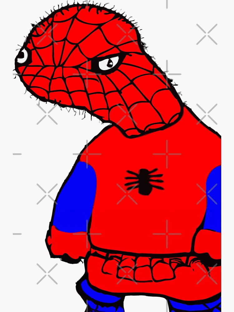 "Extended Essential Spooderman Meme" Sticker for Sale by WearIsClear ...