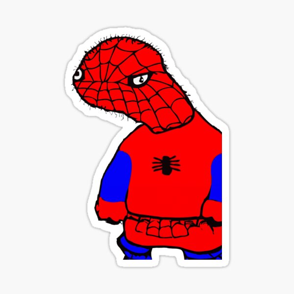 "Extended Essential Spooderman Meme" Sticker for Sale by WearIsClear ...