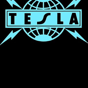 "Tesla Band Logo" Sticker for Sale by BettyeConnelly | Redbubble