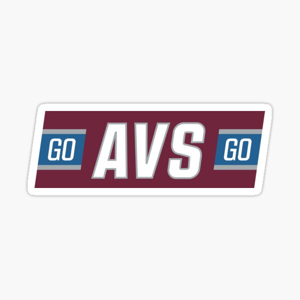 "Go Avs Go" Sticker for Sale by Tarroi | Redbubble