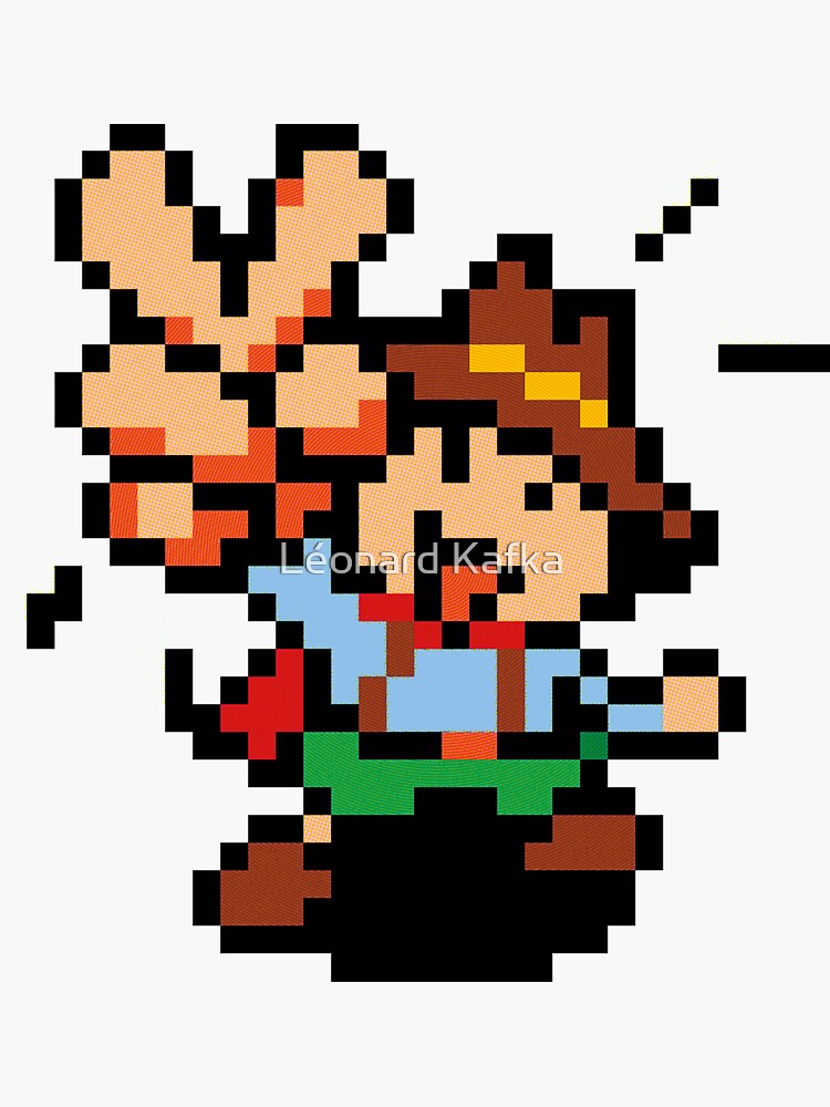 "Ganpuru - Gunman's Proof Sprite Pixel Art" Sticker for Sale by Léonard ...