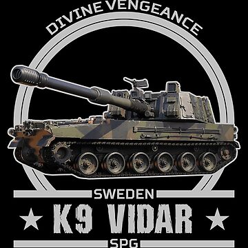 "K9 VIDAR - SWEDEN SPG TANK" Sticker for Sale by soax | Redbubble