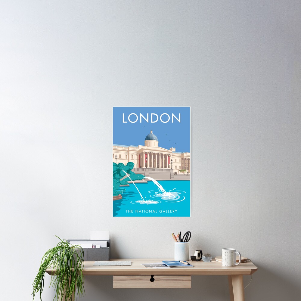 "London, National Gallery" Poster by smillership | Redbubble