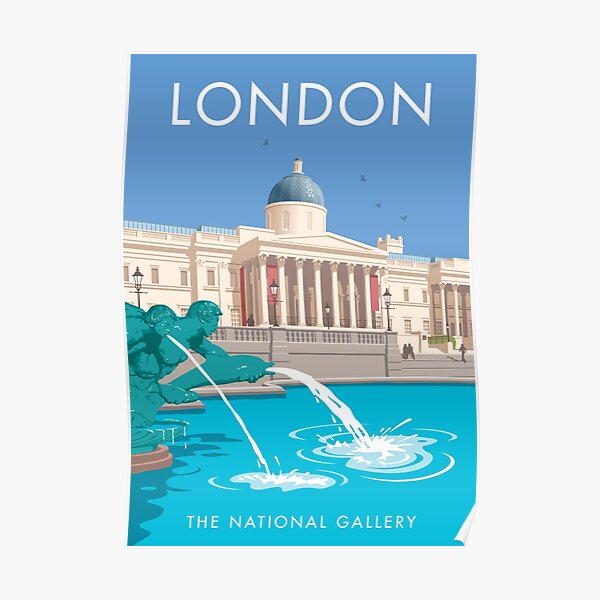 "London, National Gallery" Poster by smillership | Redbubble