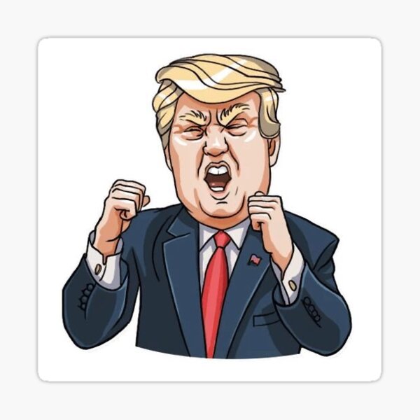"Trump stickers donald stickers " Sticker for Sale by samerkhemissi ...