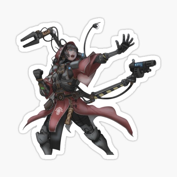 "Adeptus mechanicus girl sticker" Sticker for Sale by JamesinaQuinn ...