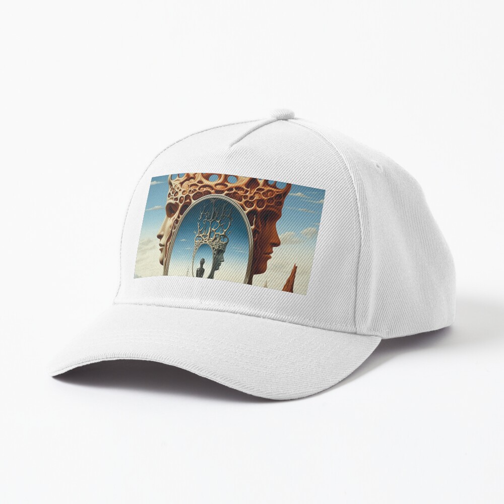 "Reflective Realms: Surreal Mirror Symphony" Sticker for Sale by ...