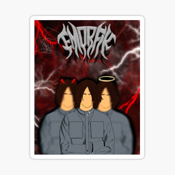 "Emorfik" Sticker for Sale by LeaveM3Malone | Redbubble
