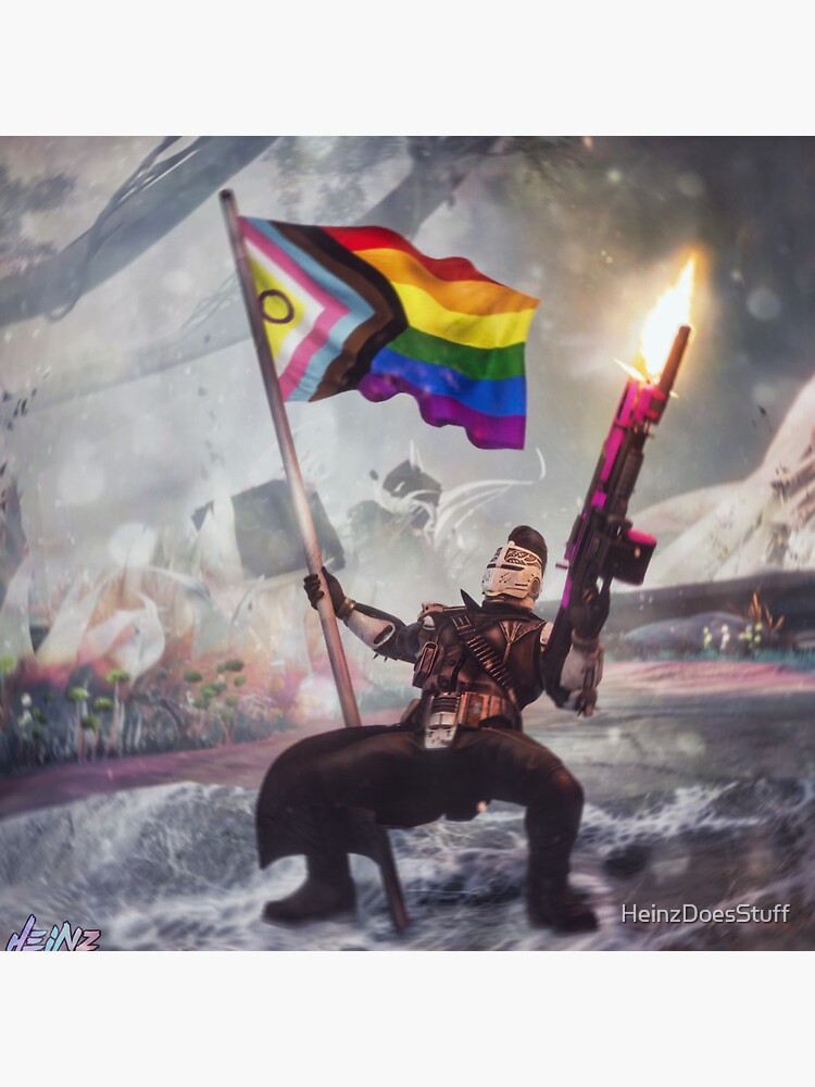 "Destiny 2 - Pride" Pin for Sale by HeinzDoesStuff | Redbubble