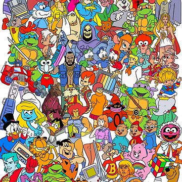 "90s Cartoon Legends" Sticker for Sale by 1nktoriou5 | Redbubble