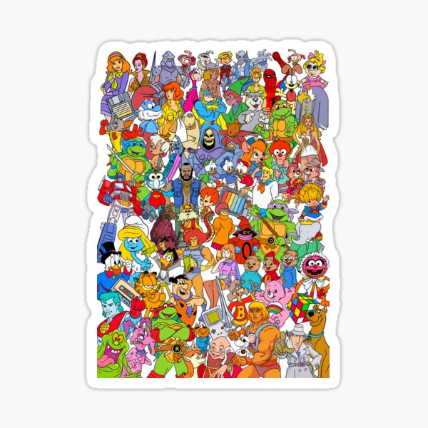 "90s Cartoon Legends" Sticker for Sale by 1nktoriou5 | Redbubble