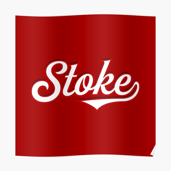 "Stoke on Trent City England - Vintage Sports Typography" Poster by ...