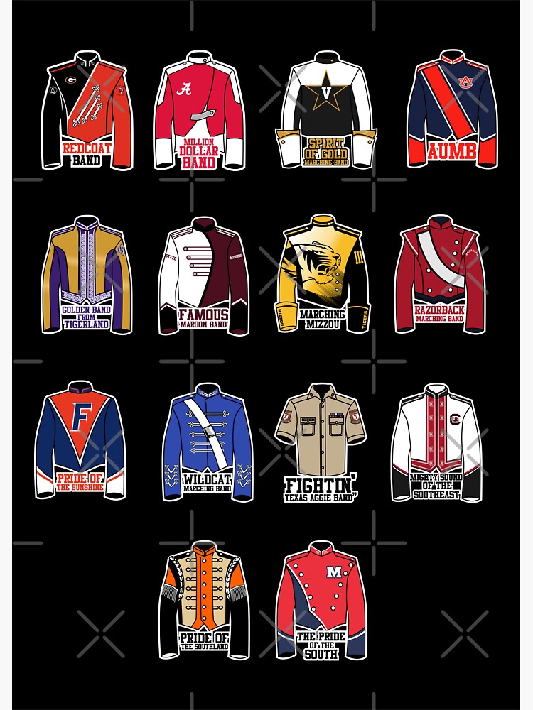 "South East Bands" Sticker for Sale by CarineCerny | Redbubble