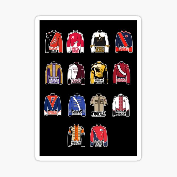 "South East Bands" Sticker for Sale by CarineCerny | Redbubble