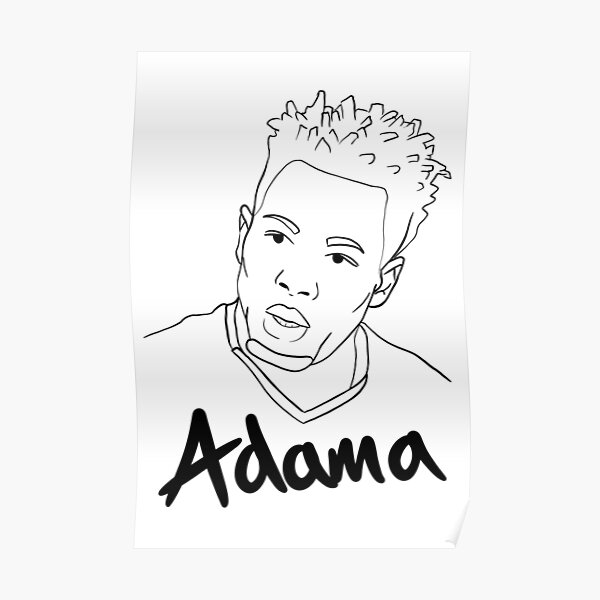 "Adama Traore" Poster by iRussJ | Redbubble