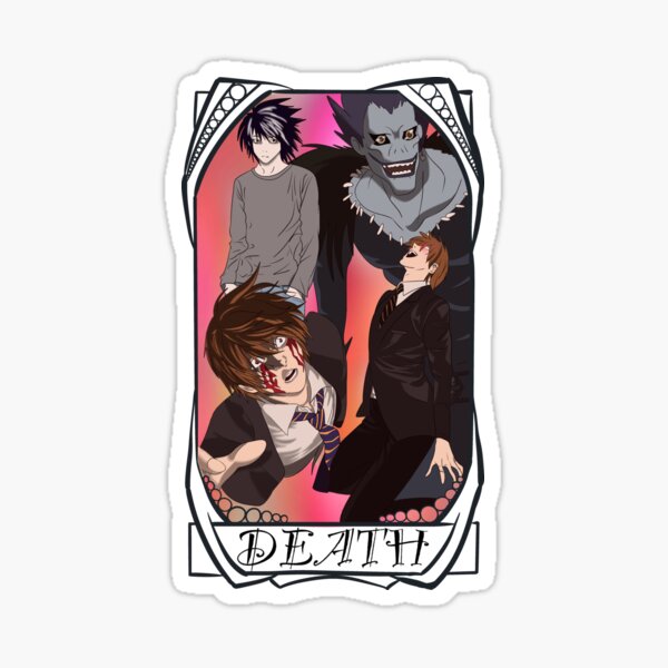 "Death Note - Death " Sticker for Sale by Viccs1 | Redbubble