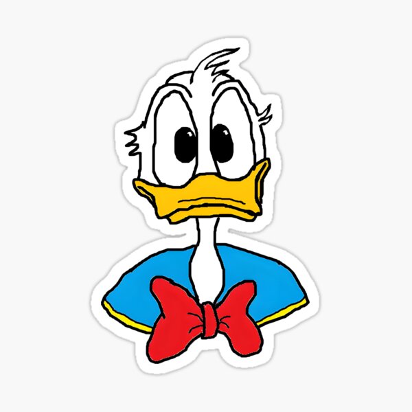 "Donald Duck" Sticker for Sale by PekiStore | Redbubble