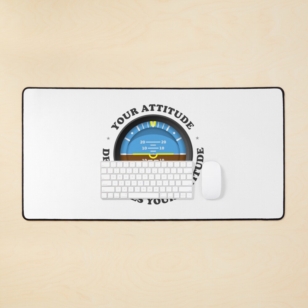 "Your Attitude Determines Your Altitude - Aviation & Pilot" Sticker for ...