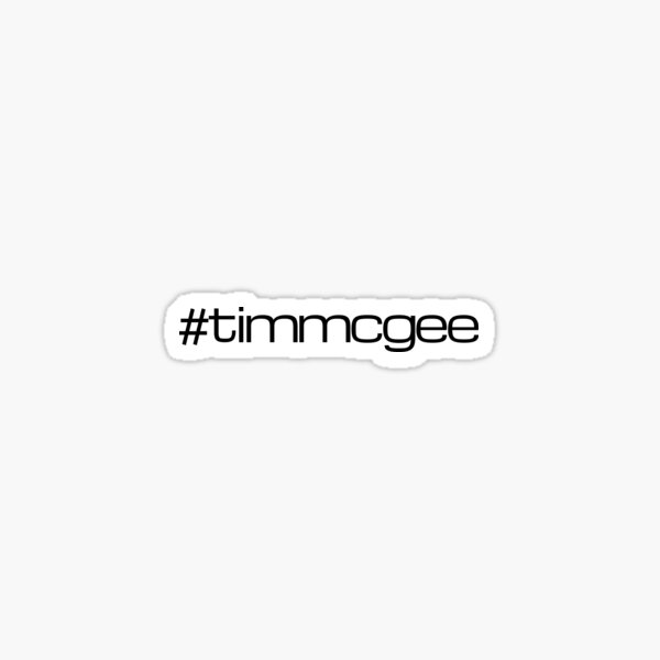 "Tim Mcgee Hashtag NCIS TV Show" Sticker for Sale by mariejosee22 ...