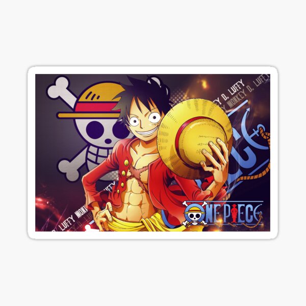 "Monkey d. Luffy" Sticker by Piscana | Redbubble