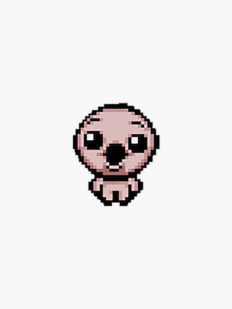 "Isaac Pog Face Emote" Sticker for Sale by AngeredMilkman | Redbubble