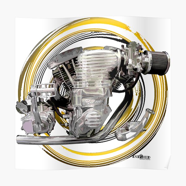 "Harley Davidson Shovelhead Magna Supercharged Motorcycle Engine ...